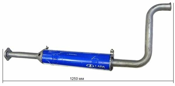 Глушитель доп. (резонатор) для ВАЗ 21102 инж. дв. V1,5 евро 2 под катализ. LADA STANDART (АвтоВАЗ) в уп.