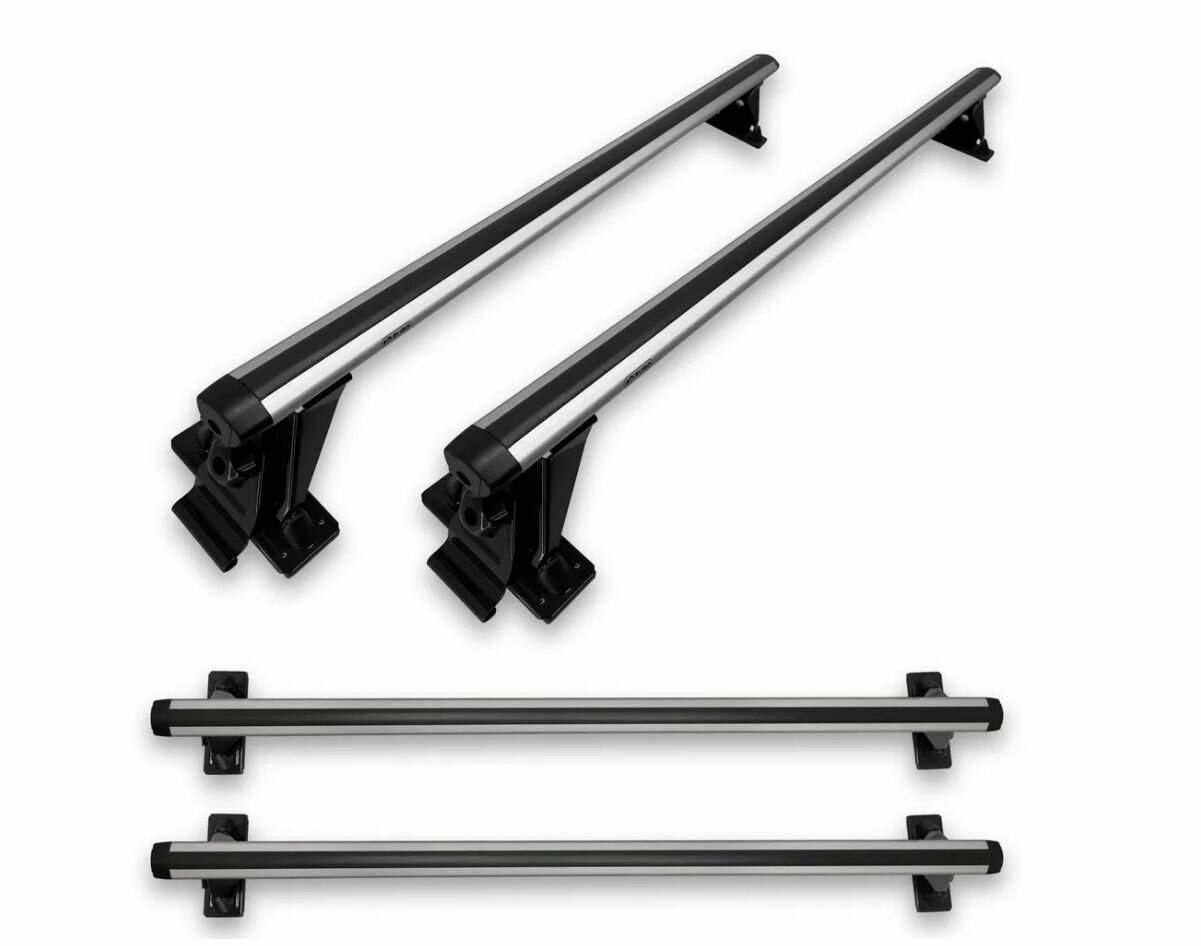 Багажник ВАЗ 2170 аэродинамика 110см 2шт. с крепежом (Евродеталь)