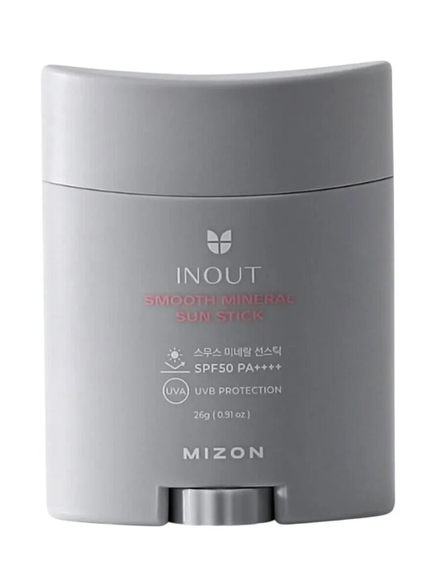 Солнцезащитный стик Mizon Inout Smooth Mineral Sun Stick SPF 50 PA++++, 26 г