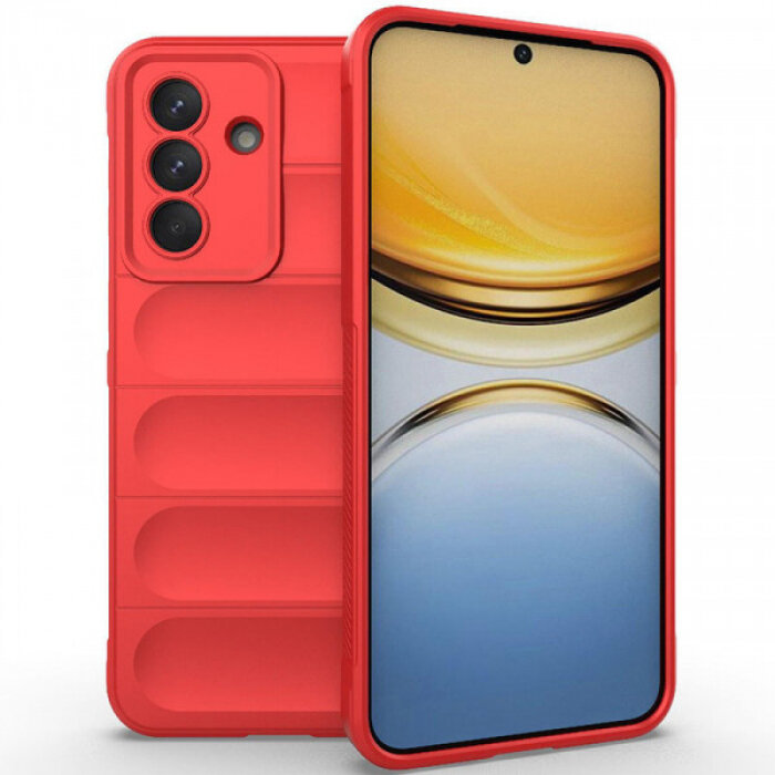 Flex Silicone Противоударный чехол для Samsung Galaxy A37 с защитой камеры и микрофиброй