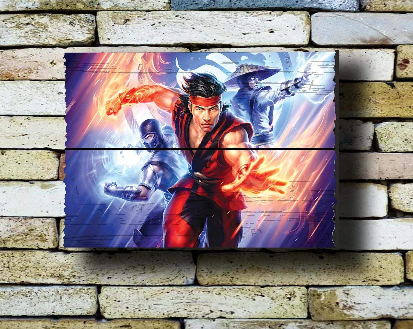 Картина на досках Мортал комбат 11, Mortal Kombat, LiuKang, Лю Кан8