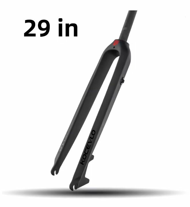 Велосипедная вилка KOCEVLO Full Carbon MTB 29er Ultralight T800 Hard Fork 3K полностью углеродистая велосипедная вилка