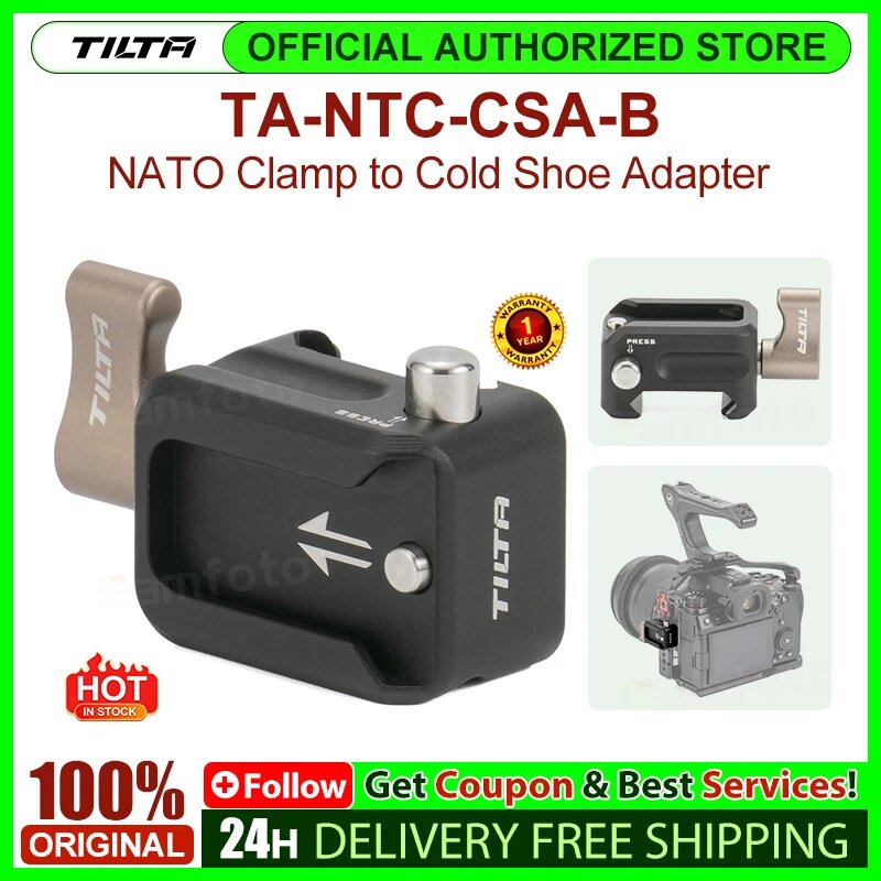 TILTA TA-NTC-CSA-B Адаптер НАТО с холодным башмаком