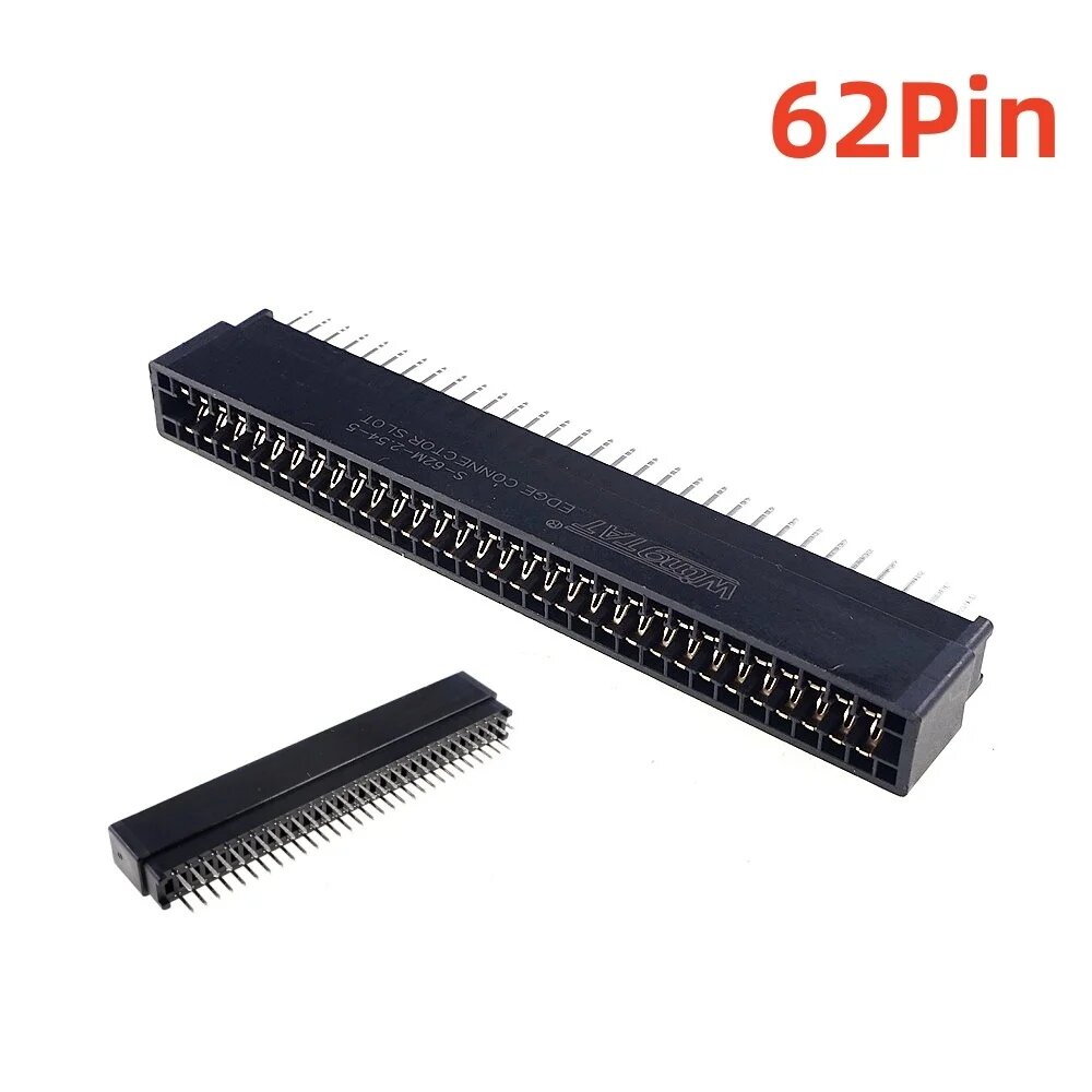 Разъем 62Pin Edge Card Connector 2.54mm, 5шт