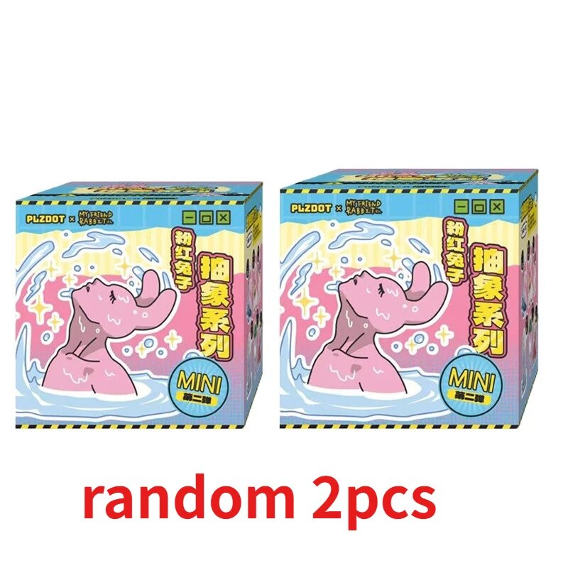 Мини-фигурка Potdemiel, розовый слон, 2шт (random)