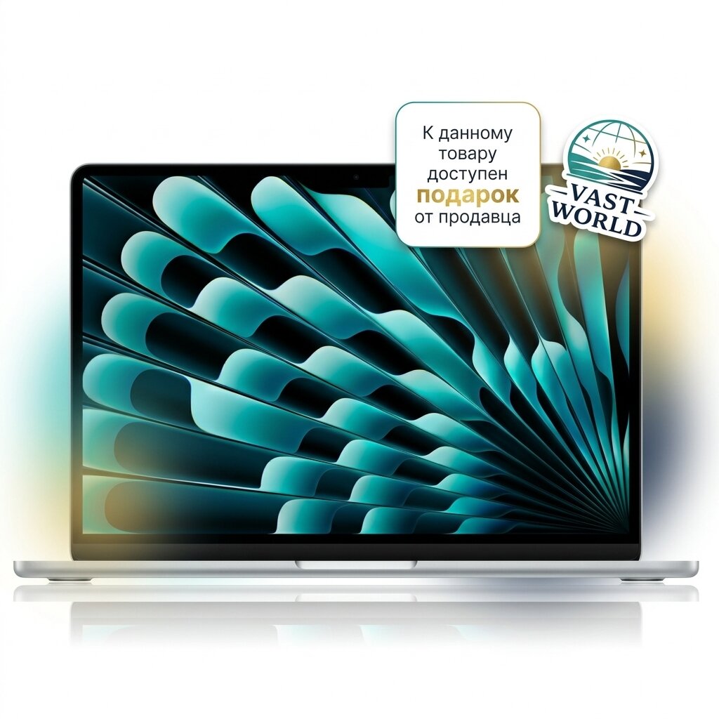 Ноутбук Apple MacBook Air 13" MDH94 (M5, 24 GB, 1024 GB) Silver (Серебристый)