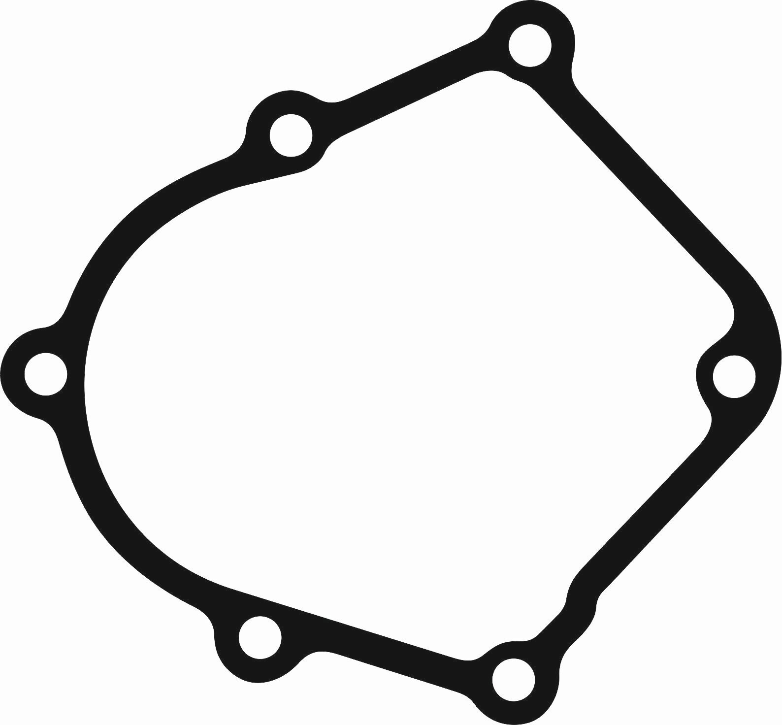 Прокладка крышки датчика коленвала для мотоциклов Kawasaki ZX600, ZX636 (11060-1867) чер.