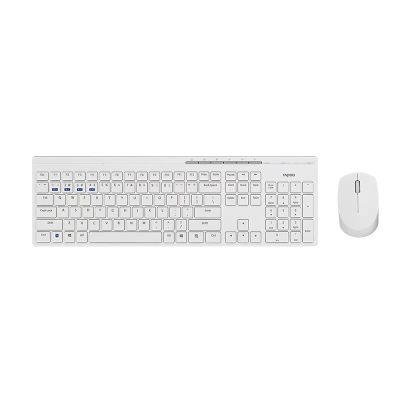 Rapoo 8100GT беспроводной комплект клавиатуры и мыши Bluetooth для ноутбуков MacBook компактный дизайн с