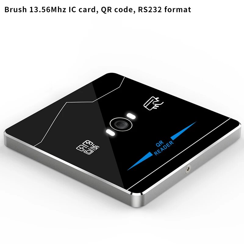 Считыватель карт IC 13.56MHZ, QR-код, RS232 SECCO OTT KA-ER04