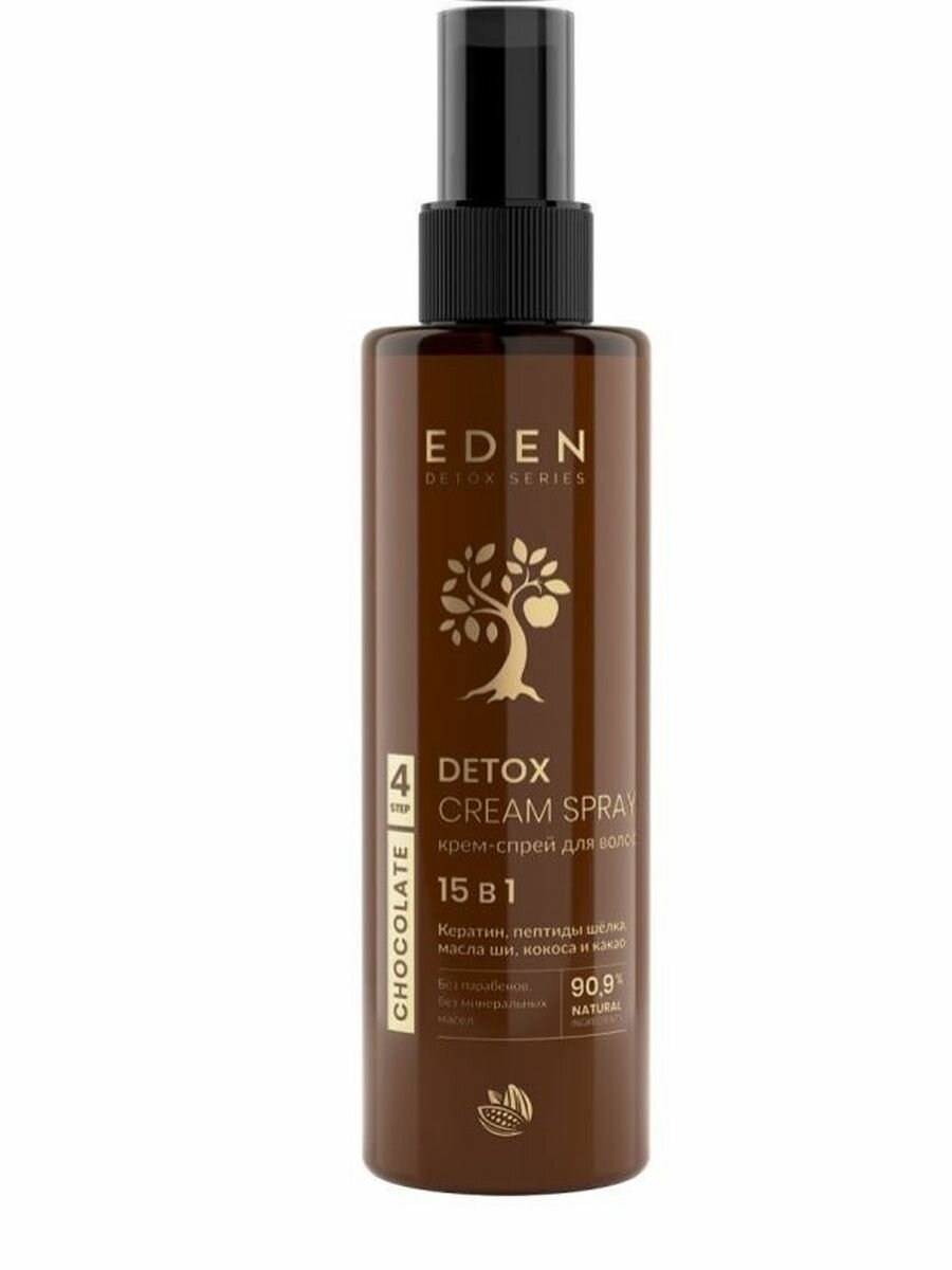 Крем-спрей для волос EDEN Detox Chocolate 15в1 200мл