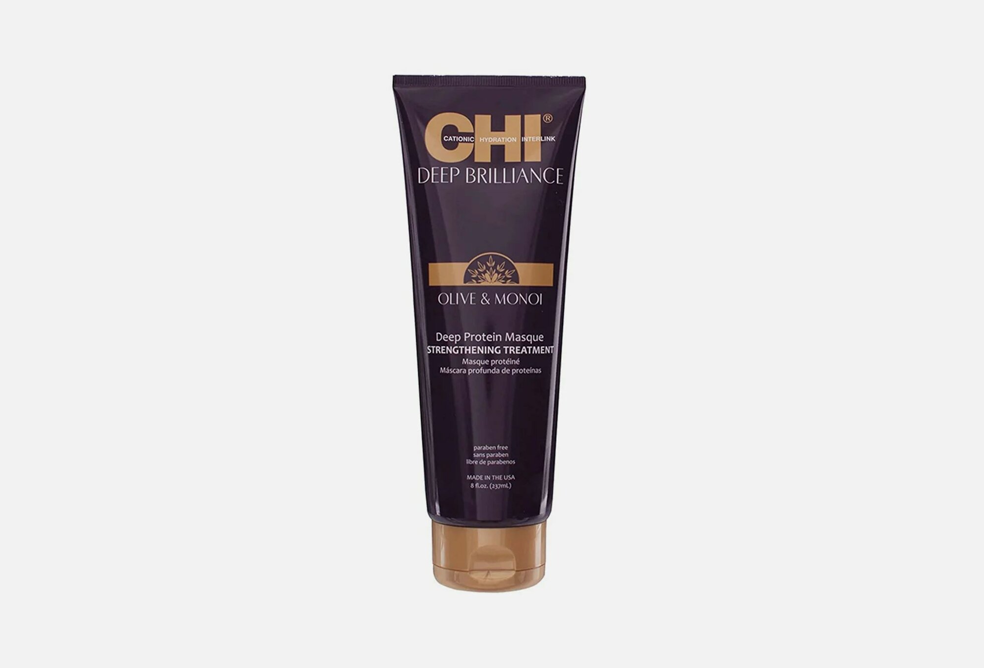 CHI - Deep Brilliance Optimum Protein Masque Восстанавливающая маска для сухих и поврежденных волос 237 мл