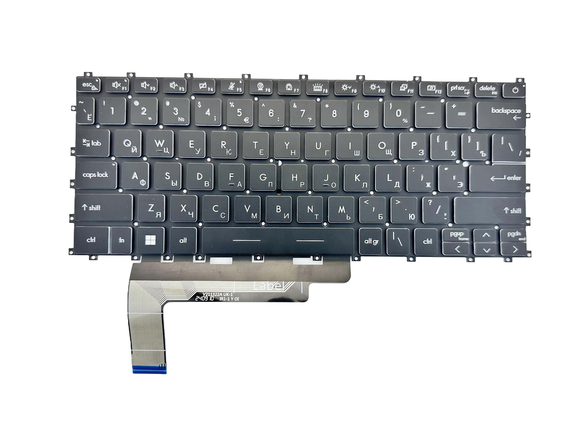 Клавиатура для MSI Prestige 14 Evo B13M B12U p/n: