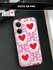 Чехол на Poco X8 Pro / Поко X8 Про с принтом Hearts and ribbons 2, прозрачный
