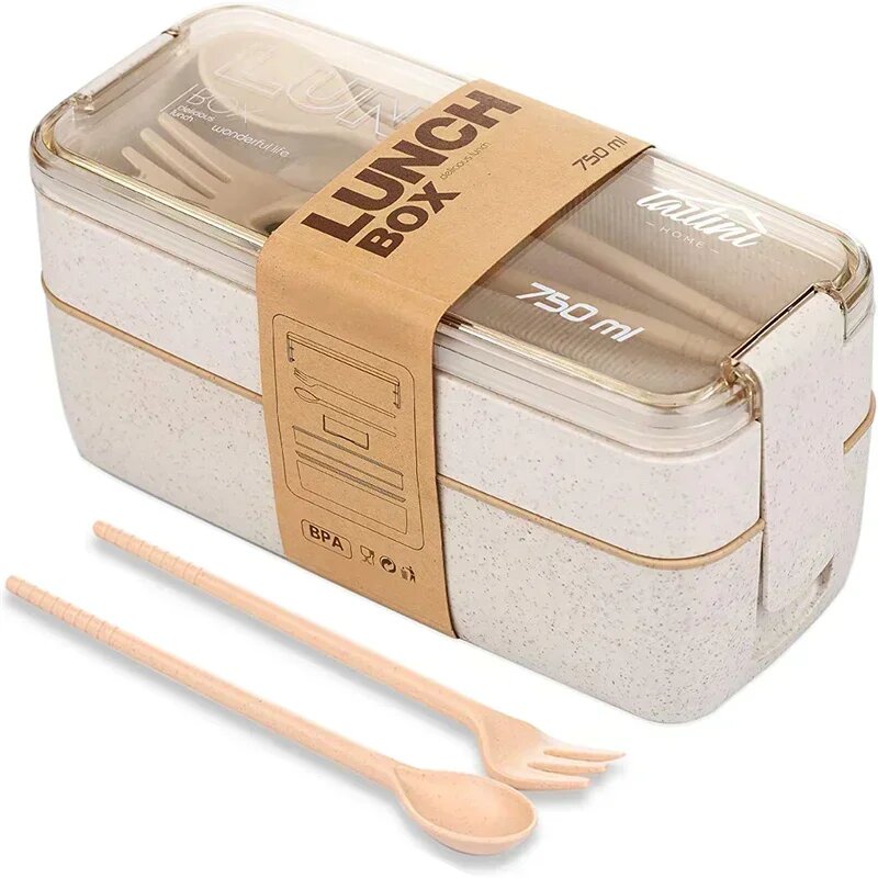 Ланч-бокс Eco Lunch бежевый, 750 мл, Color: B