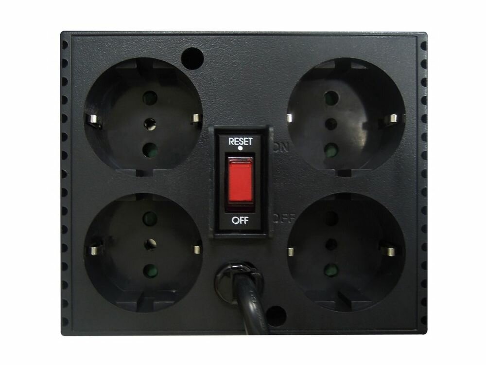Стабилизатор напряжения Powercom TCA-2000 Black (4 EURO)* черный