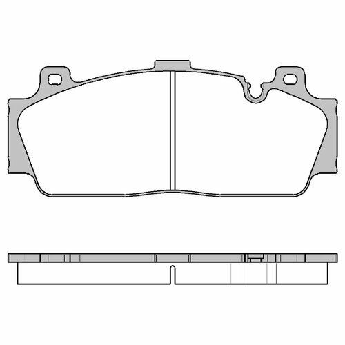 Комплект тормозных колодок, дисковый тормоз Remsa 154310 для BMW 2 серия F22, F87, 5 серия F10, 6 серия F06, F12, F13