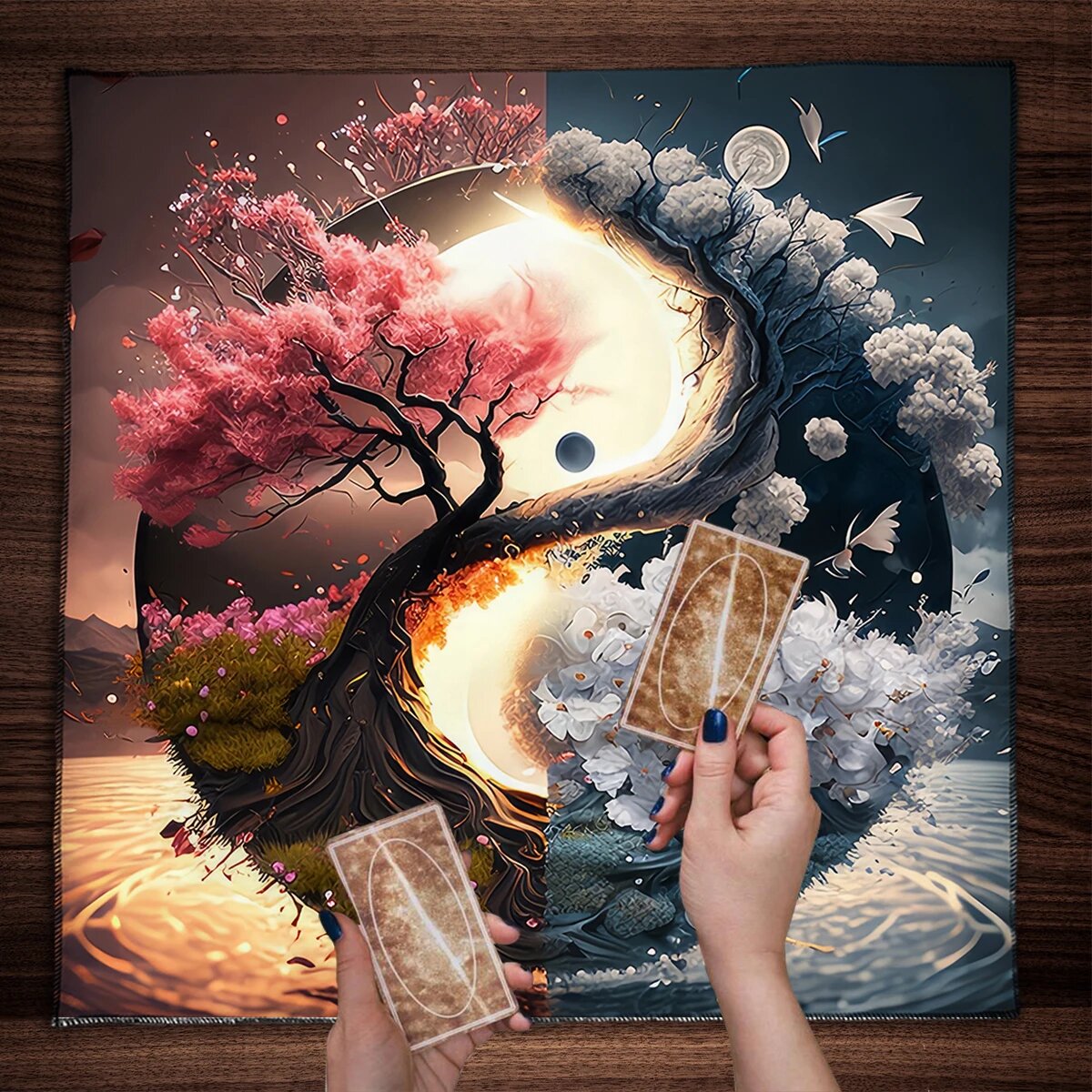 Скатерть Таро LVJIA Звездное небо, 50x50cm, TLB (446)