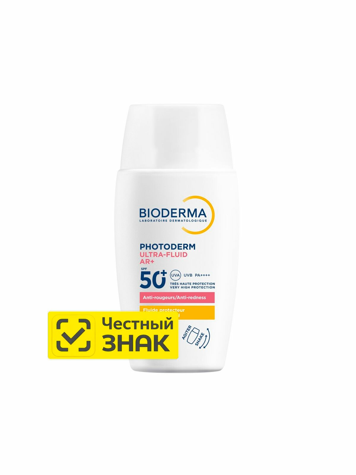 Биодерма Фотодерм AR+ Bioderma Photoderm AR+ Солнцезащитный флюид для чувствительной кожи SPF 50+ 40 мл