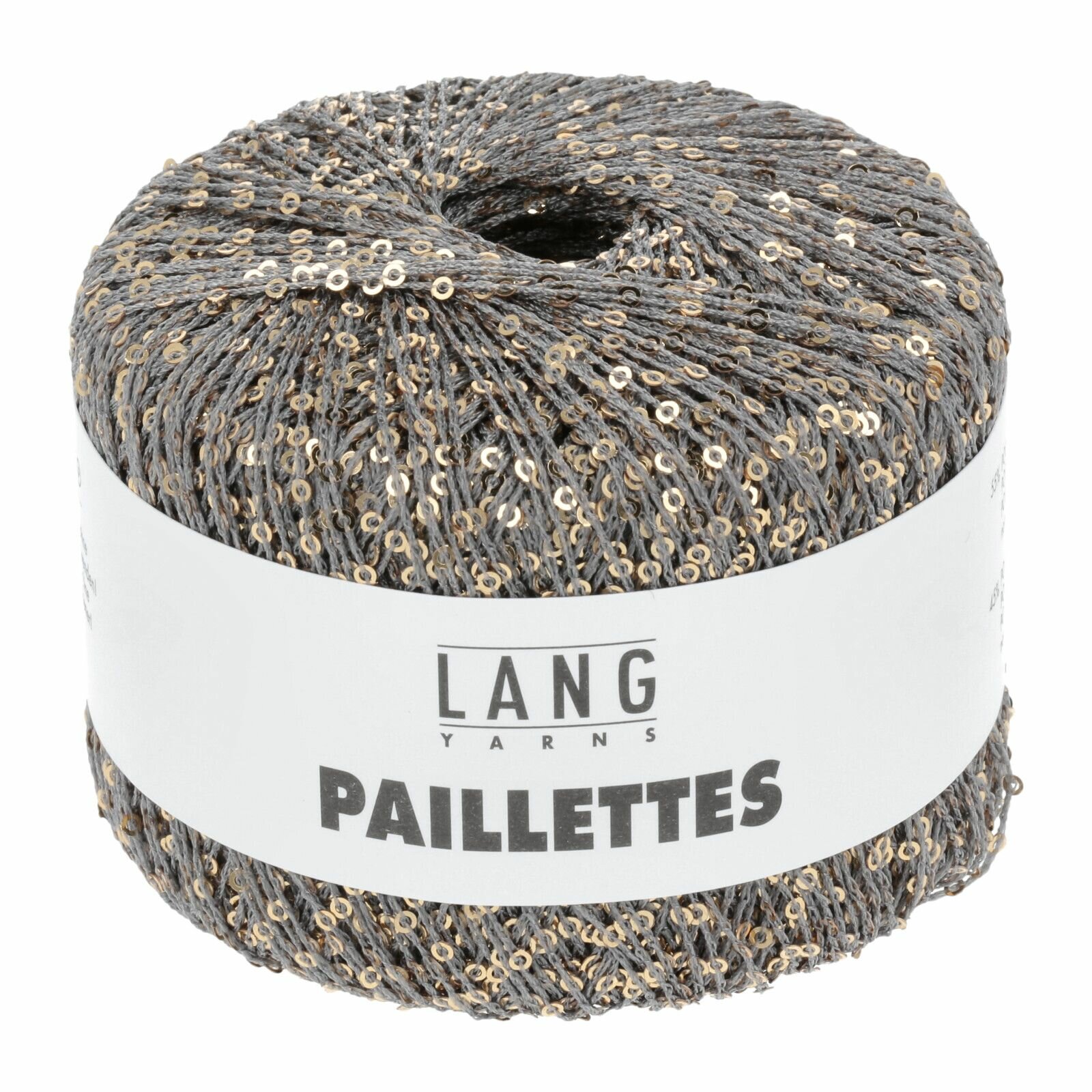 Пряжа для вязания с пайетками Lang Yarns Paillettes (39.0003) 1 моток 25 г/112 м