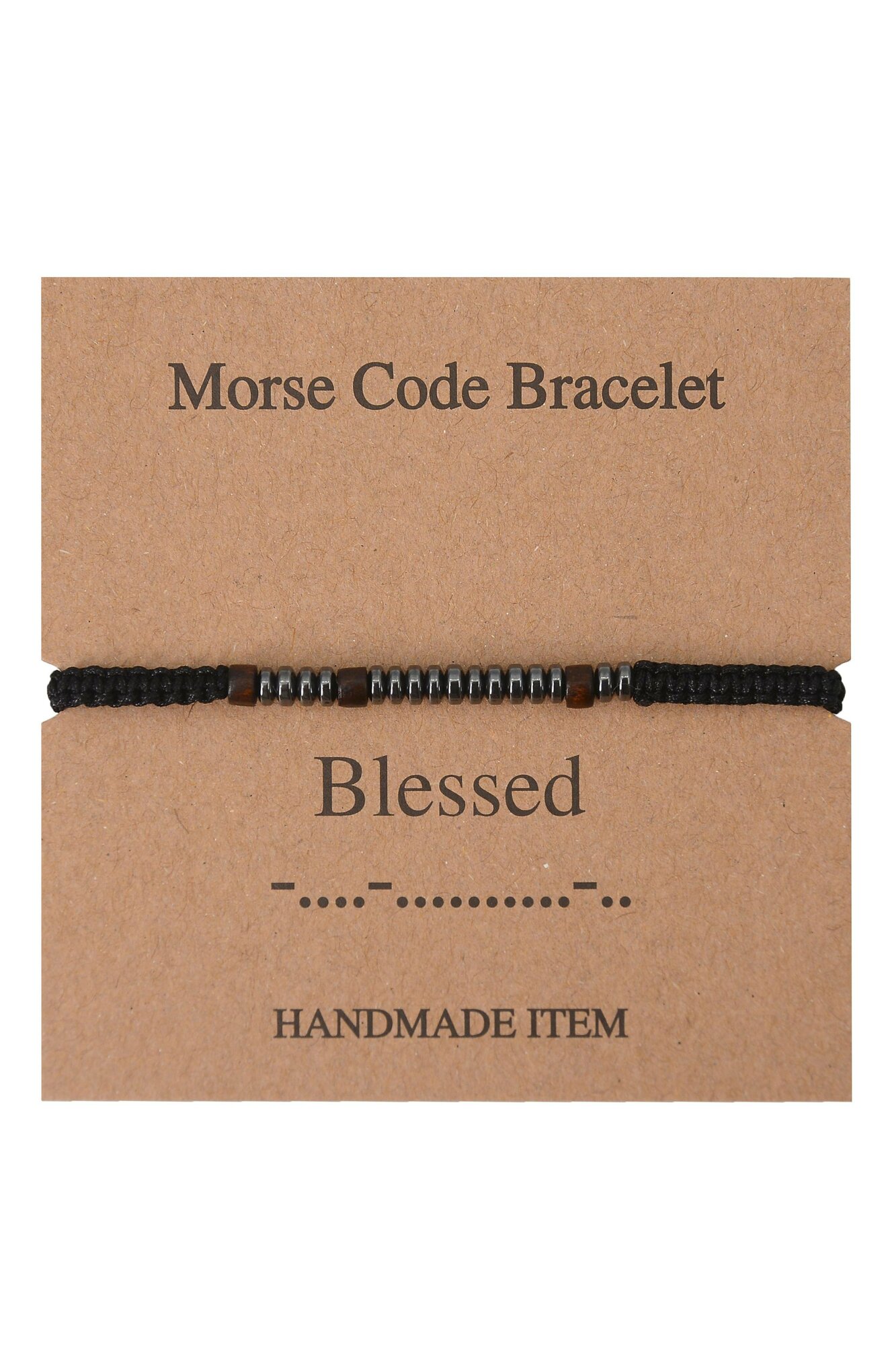 Браслет Морзе Blessed (12-202509-BR-ZJ4319)
