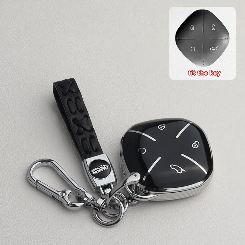Чехол для ключа Chery Jetour Dashing X-1 Plus, Style1 Black