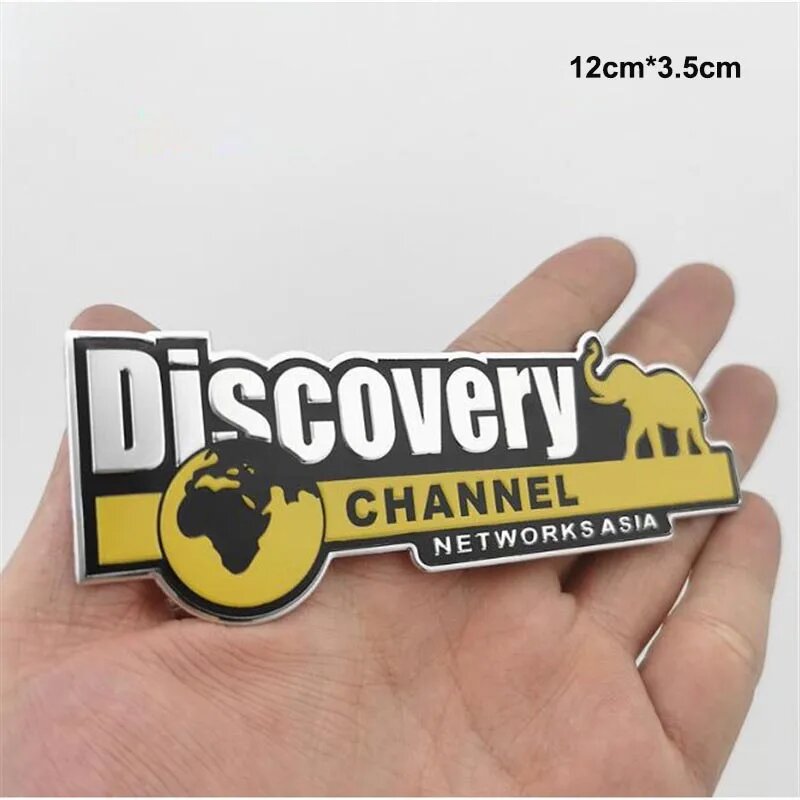 Наклейка Discovery Channel, 12см*3.5см, style.4