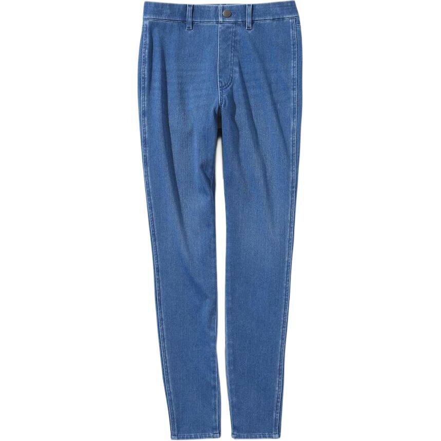Джинсы мом Uniqlo Royal Blue
