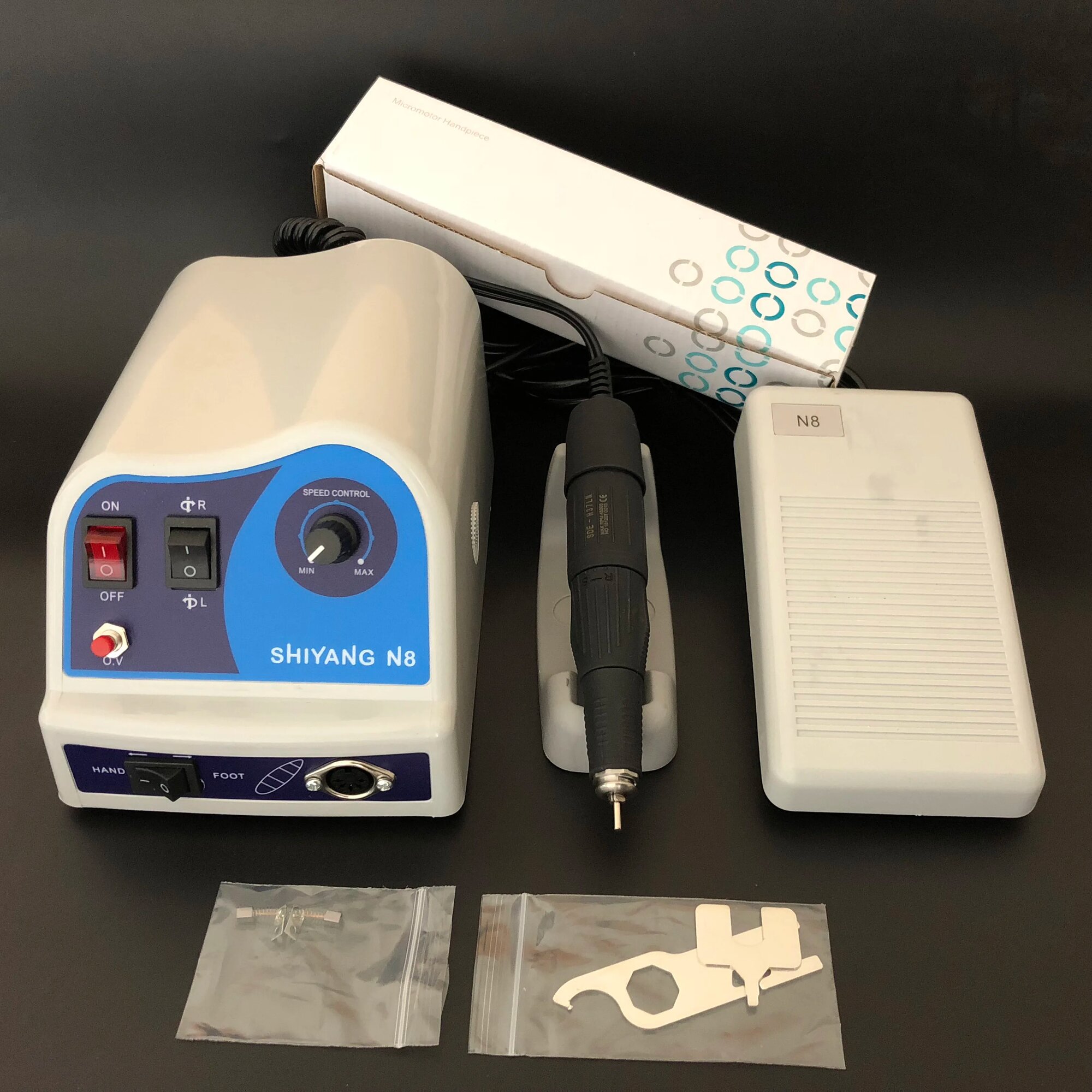 Стоматологический микромотор SHIYANG N8 220V EU PLUG 45000 об/мин