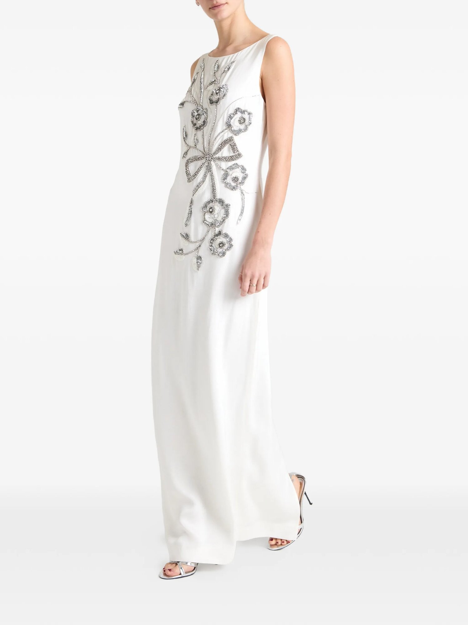 Платье Temperley London Lana, размер 12, white — фото 1