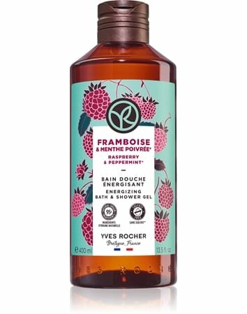 Гель для душа Yves Rocher Bain de Nature Raspberry & Mint, 400 мл