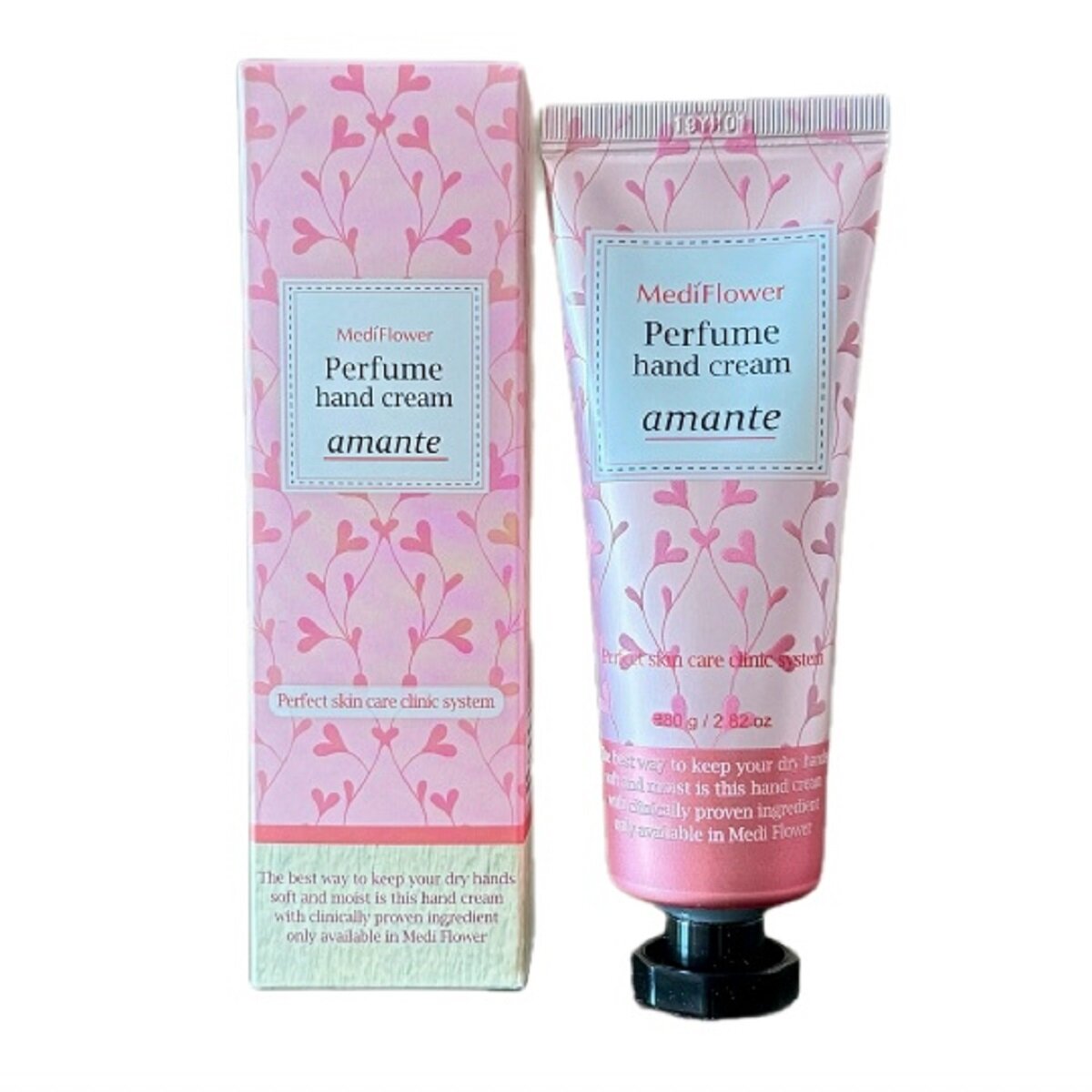 Medi Flower Увлажняющий крем для рук с ароматом мускуса (80гр) Perfume Hand Cream Amante