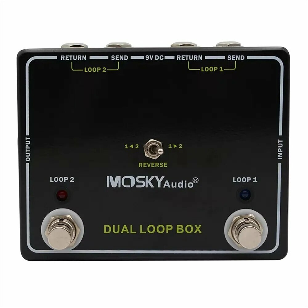 Mosky Audio Dual Loop Box Гитарная Педаль Эффектов, Аксессуары Для Гитары
