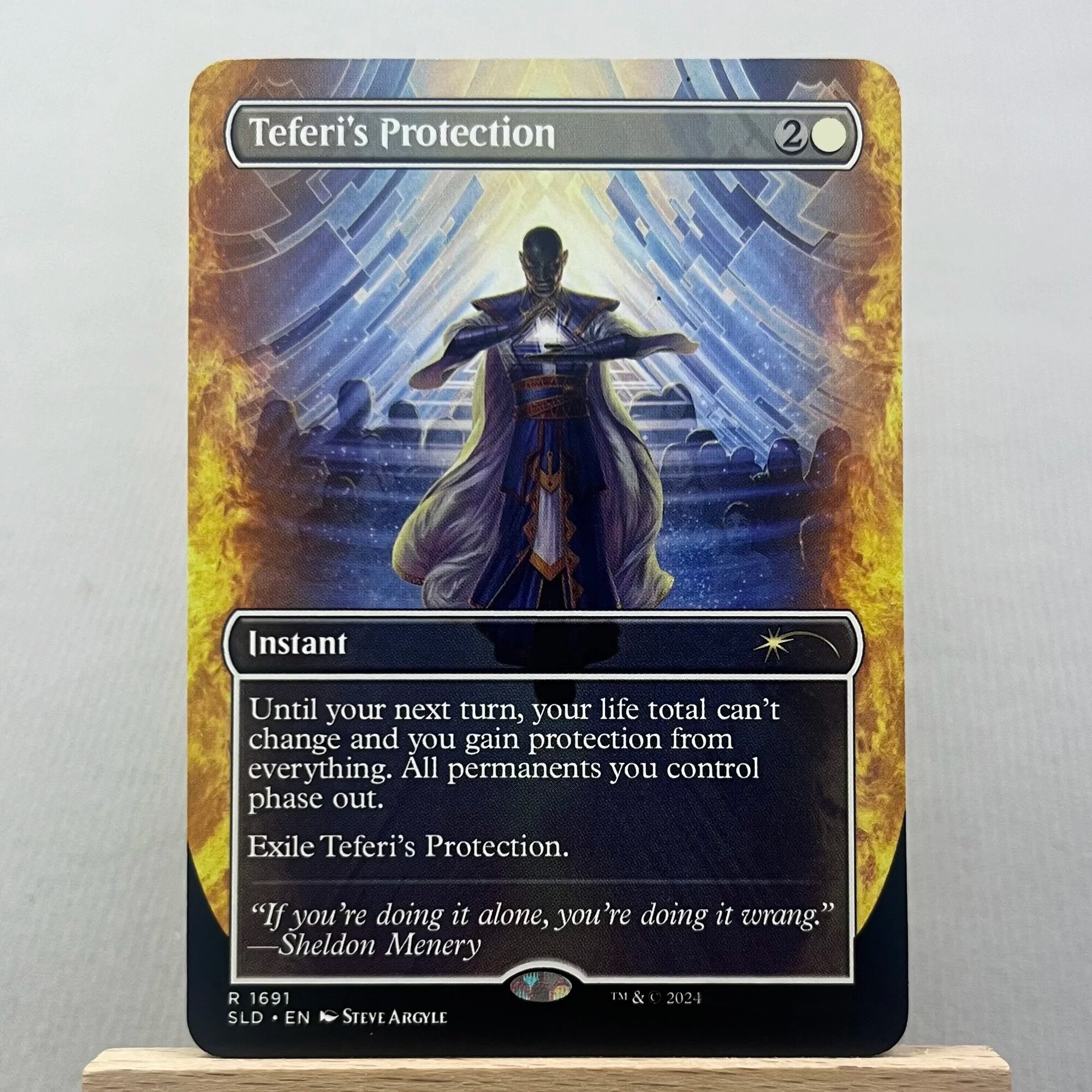Magic: The Gathering Teferi's Protection, HOLO8-I02, Цвет: 1691, SLD