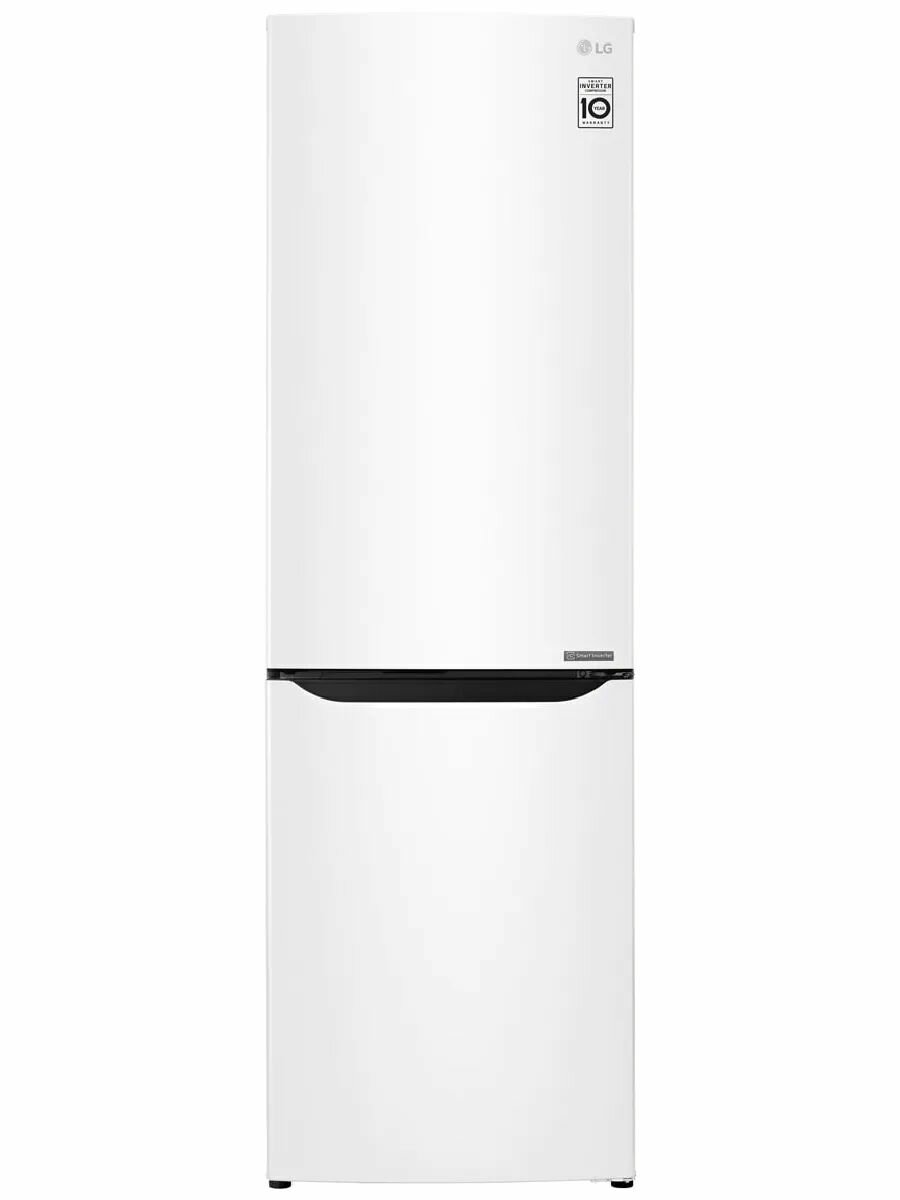Холодильник двухкамерный LG GA-B419SQJL, полезный объем 302 л, Total No Frost, инверторный компрессор, белый