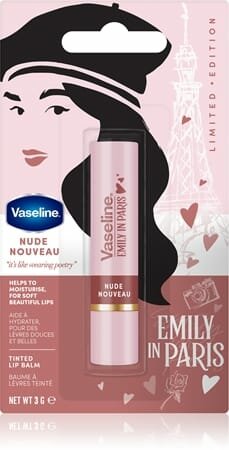 Бальзам для губ Vaseline Emily In Paris, оттенок nude nouveau, 3 г