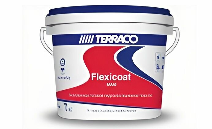 Эластичная гидроизоляция Terraco Flexicoat Maxi 7кг
