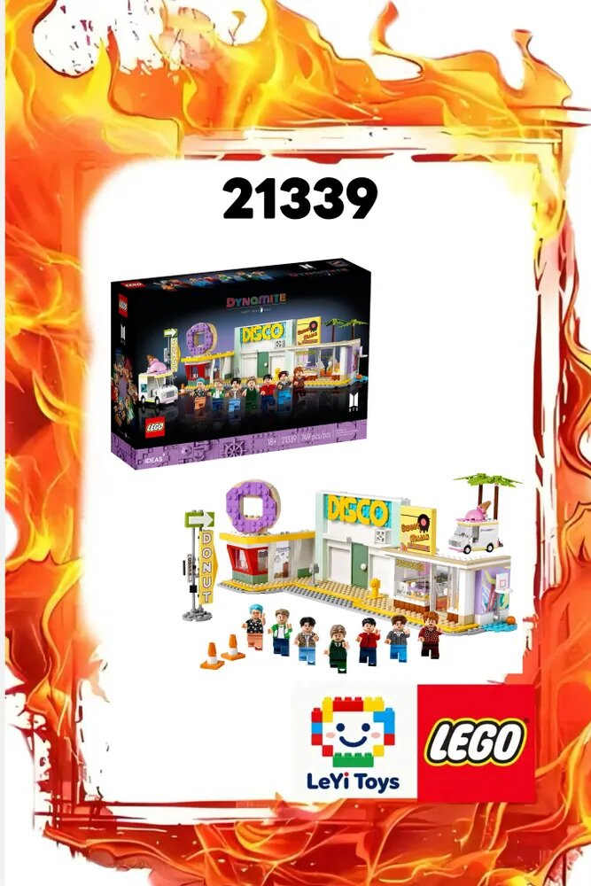 Конструктор LEGO Ideas 21339 BTS: Dynamite