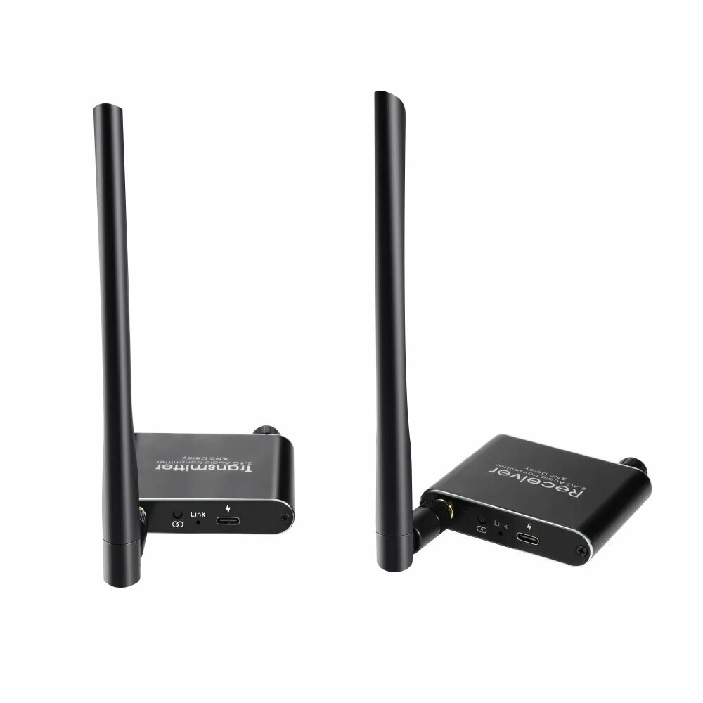 Аудиопередатчик 2.4G без задержки Беспроводная передача звука 50 м