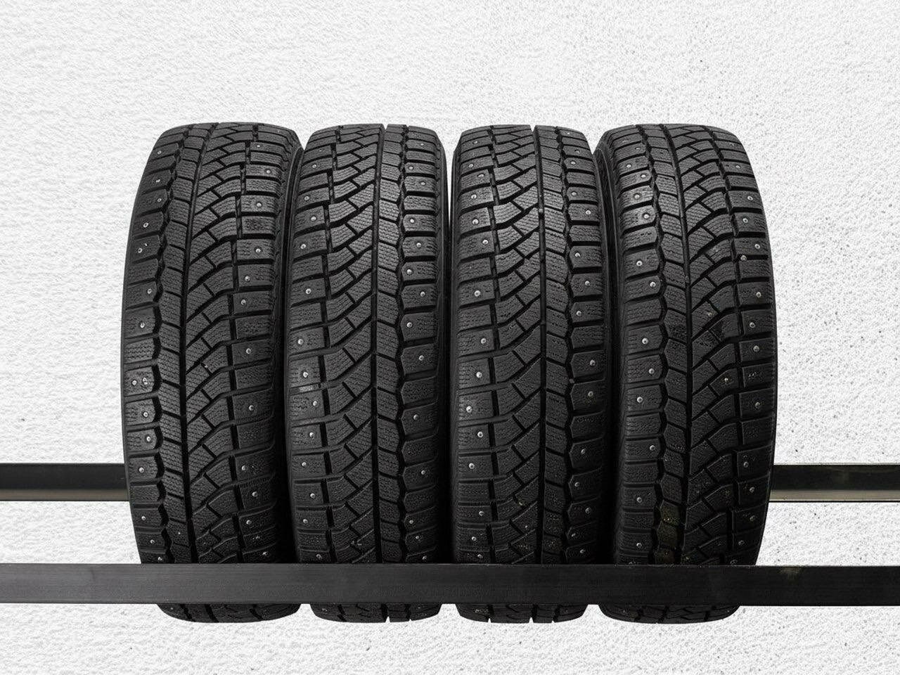 Комплект (4 шт) зимних БУ шин шипованные Attar W01 185/65 R15 10.0% износ PT0009346 TSB049206