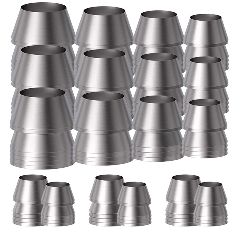 Набор из 18 железных клиньев для топоров, крепежные инструменты серебристого цвета