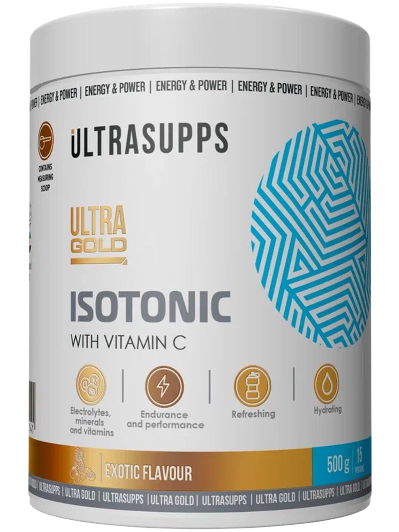 Изотоник UltraSupps Isotonic 500 г, Экзотический