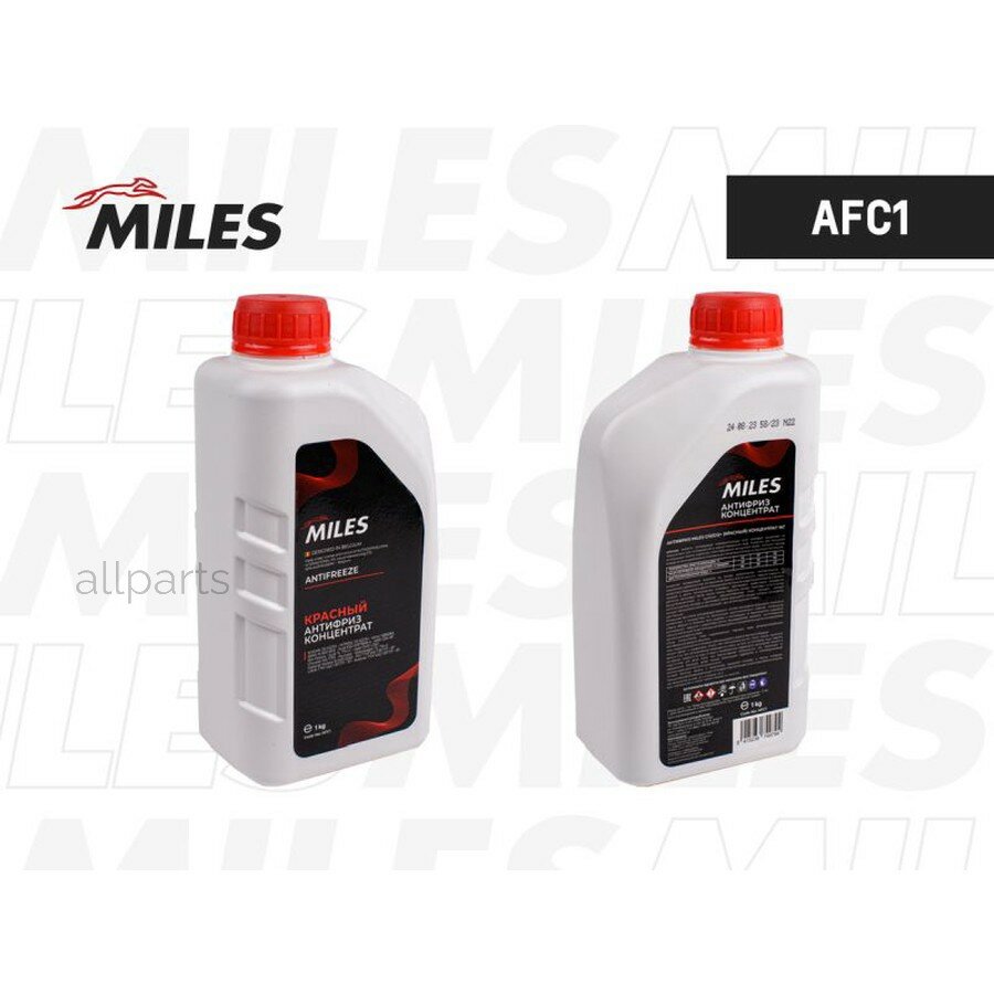 MILES AFC1 Антифриз концентрат G12/G12+ (красный) 1кг