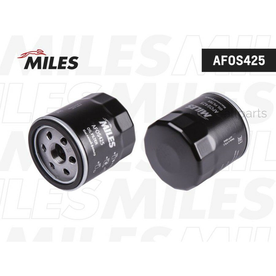 MILES AFOS425 Фильтр масляный CITROEN/PEUGEOT/FORD/LAND ROVER 2.2D/2.4D 06-