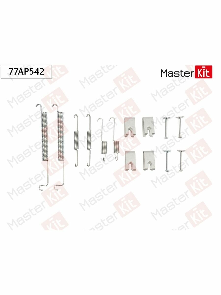 Комплект установочный барабанных колодок MasterKit 77AP542 для а/м HONDA Accord / Хонда Аккорд