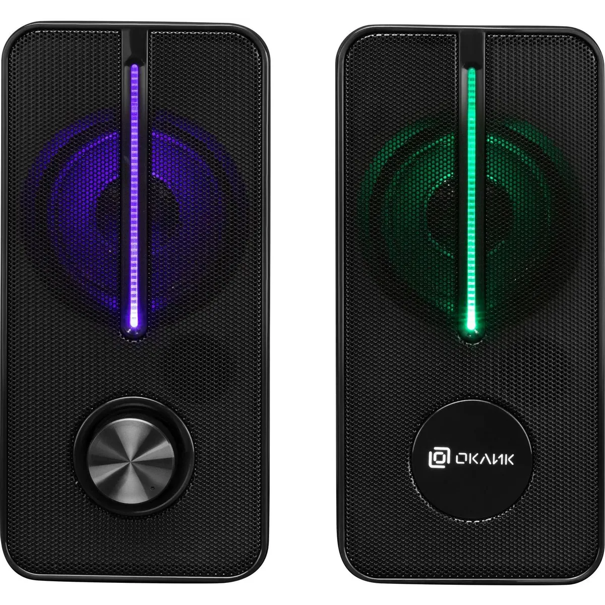 Колонки компьютерный OKLICK OK-120U 2.0 черный 6Вт