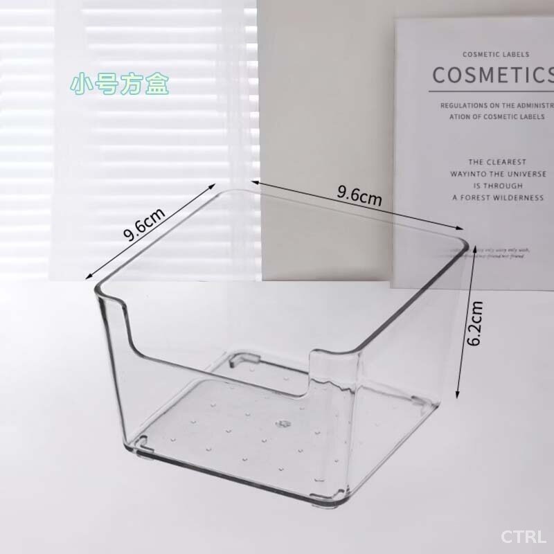 Настольный ящик ZT1168, акрил, прозрачный, для хранения, с рисунком, 2023 г.