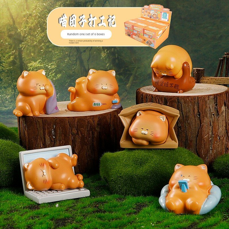 Русалка Хантон, рыба-клоун, слепая коробка, модная игрушечная фигурка, слепая коробка, милая глупая милая фигурка