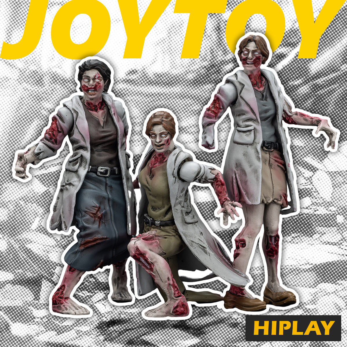 HIPLAY JOYTOY Dark Source Zombie Figure Mechanic Team JT01567 1/25 фигурка