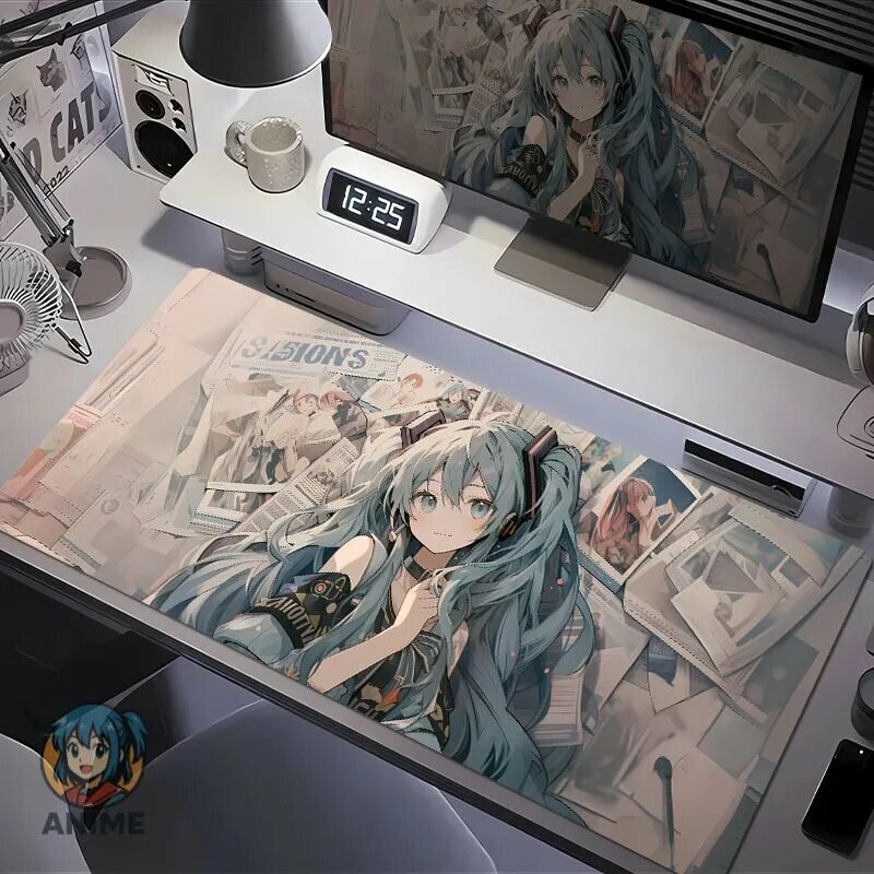 Коврик для мыши Хацуне Мику (Hatsune Miku) 900x400x3mm XXL 03
