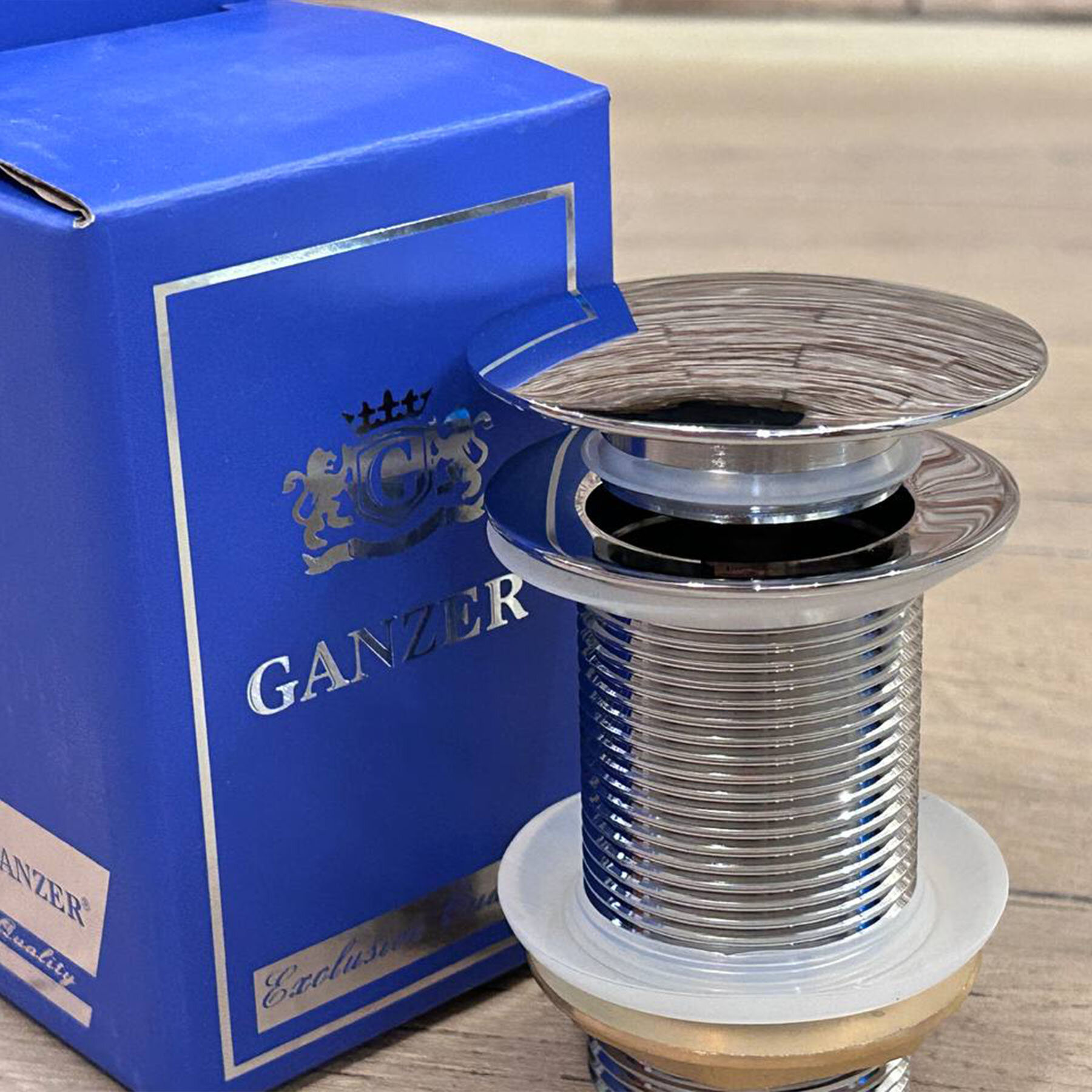 Донный клапан для раковины без перелива Ganzer F17